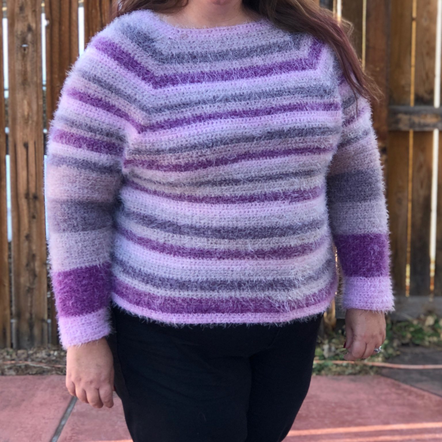 Fuzzy Raglan – Fuzzy 90’s Inspired Raglan Crochet Sweater Pattern [Size ...