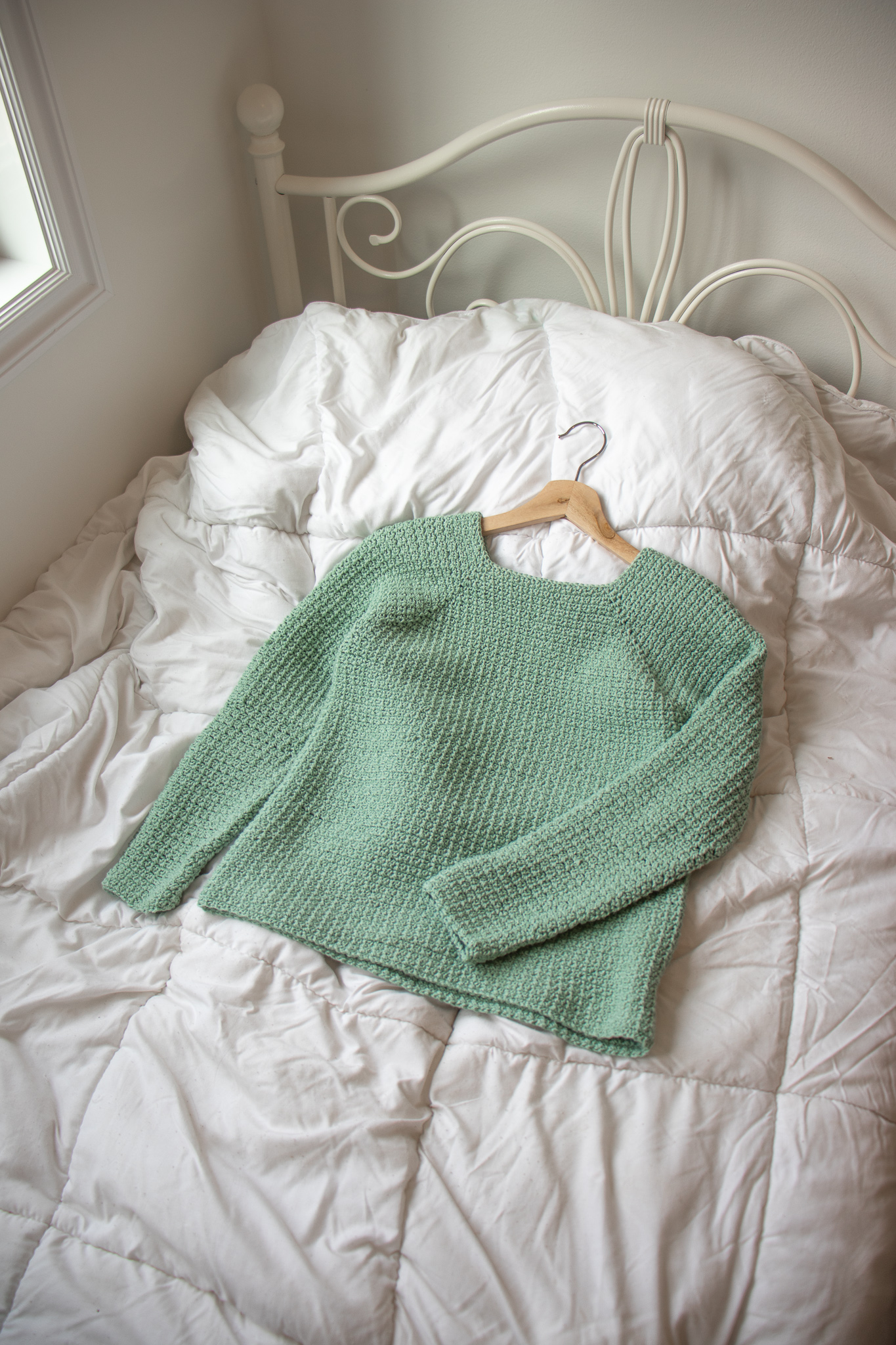 Seaglass Sweater – Textured, Top-Down, Size-Inclusive, Crochet Raglan ...