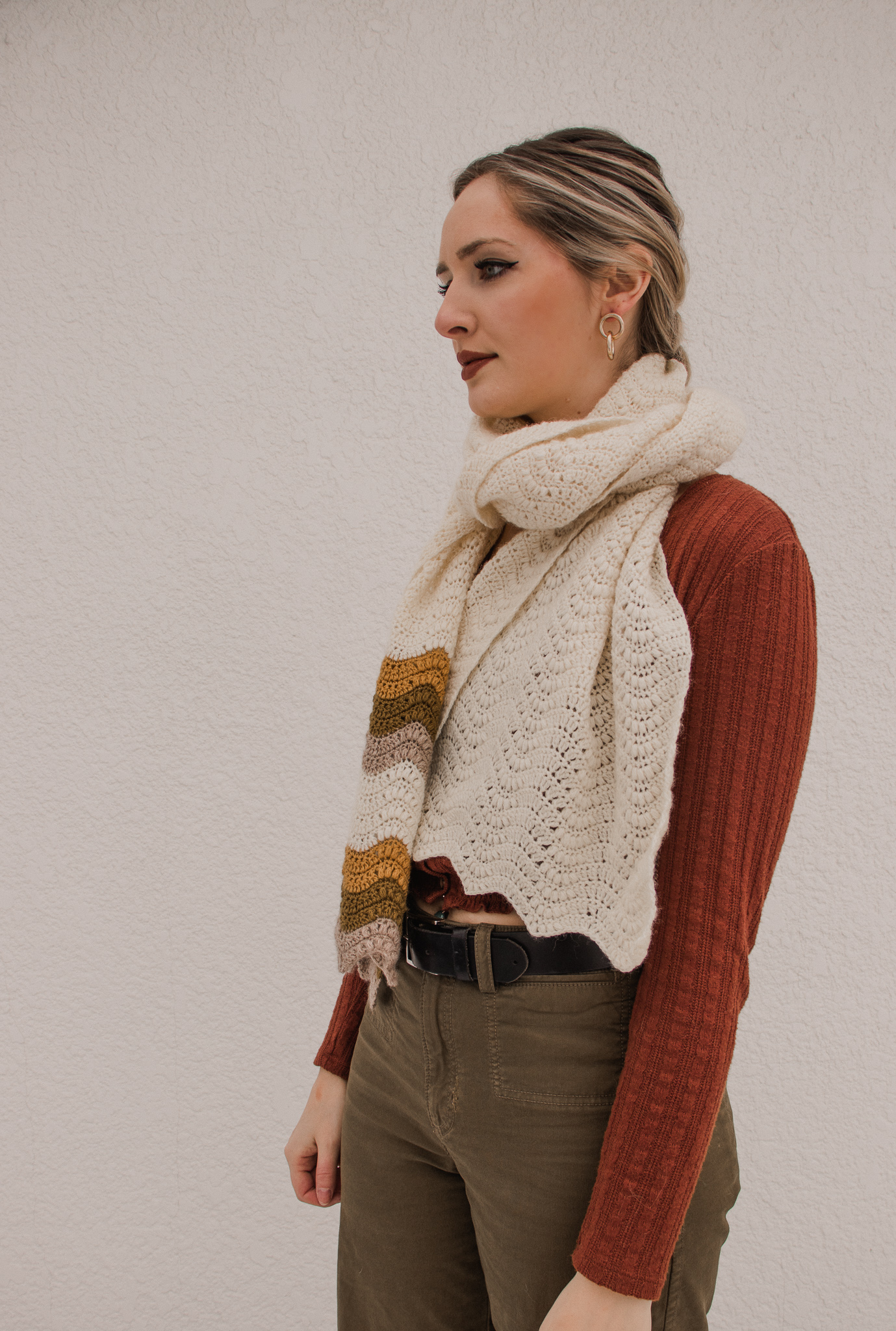 Misty Valley Scarf – [FREE] Crochet Pattern for Fingering-Weight Wavy ...