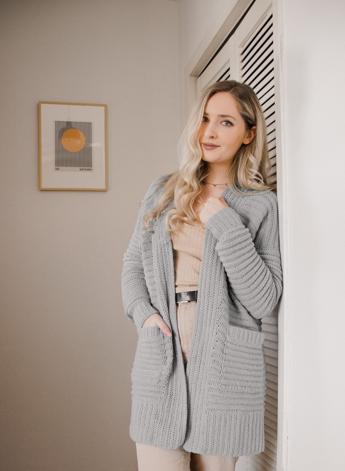 Body Language Cardigan – A Size-Inclusive Crochet Cardigan with Pockets ...