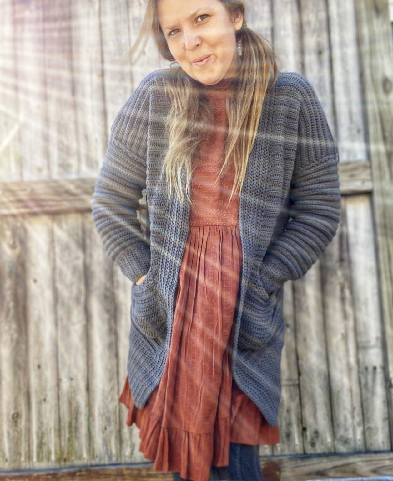 Body Language Cardigan – A Size-Inclusive Crochet Cardigan with Pockets ...