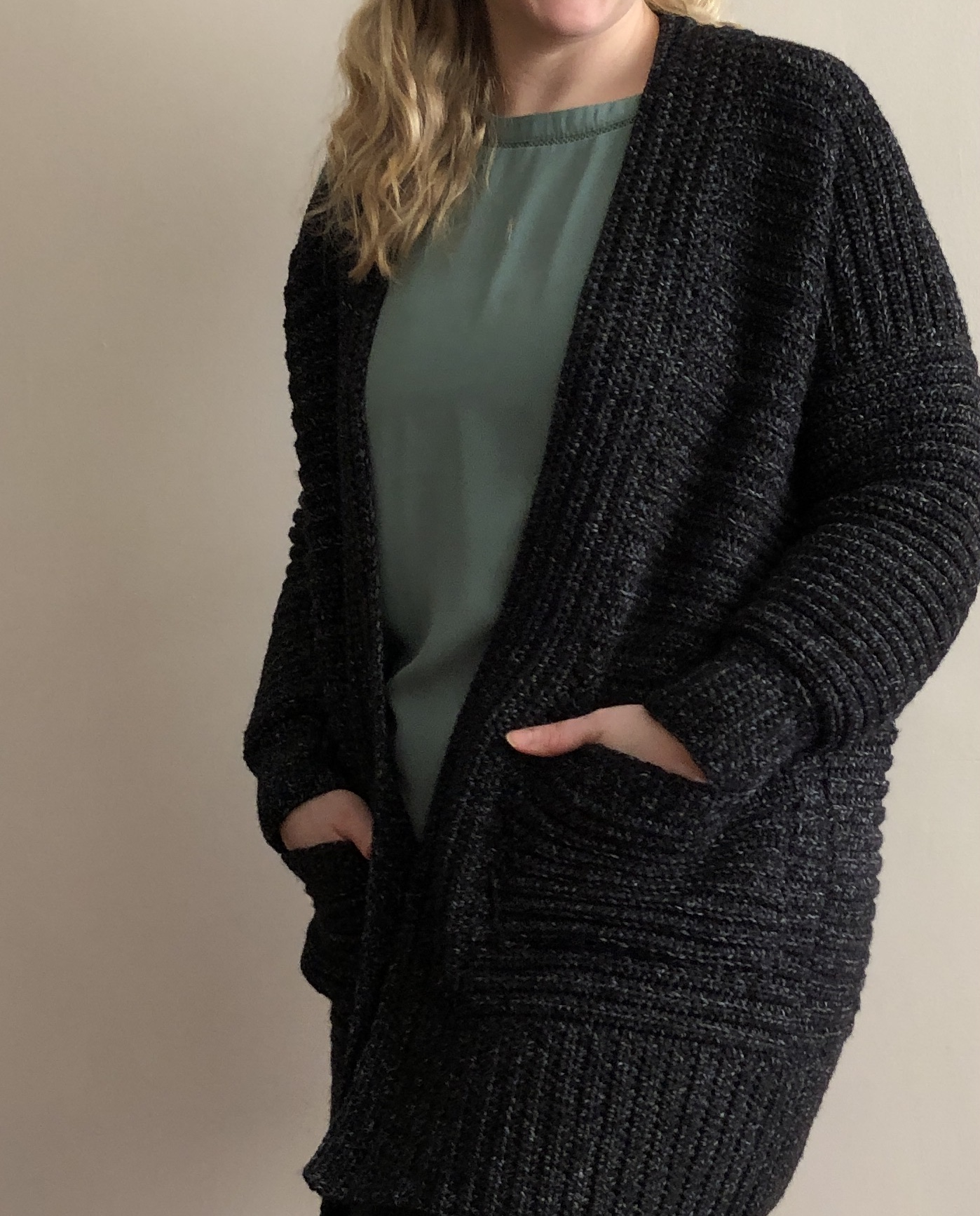 Body Language Cardigan – A Size-Inclusive Crochet Cardigan with Pockets ...