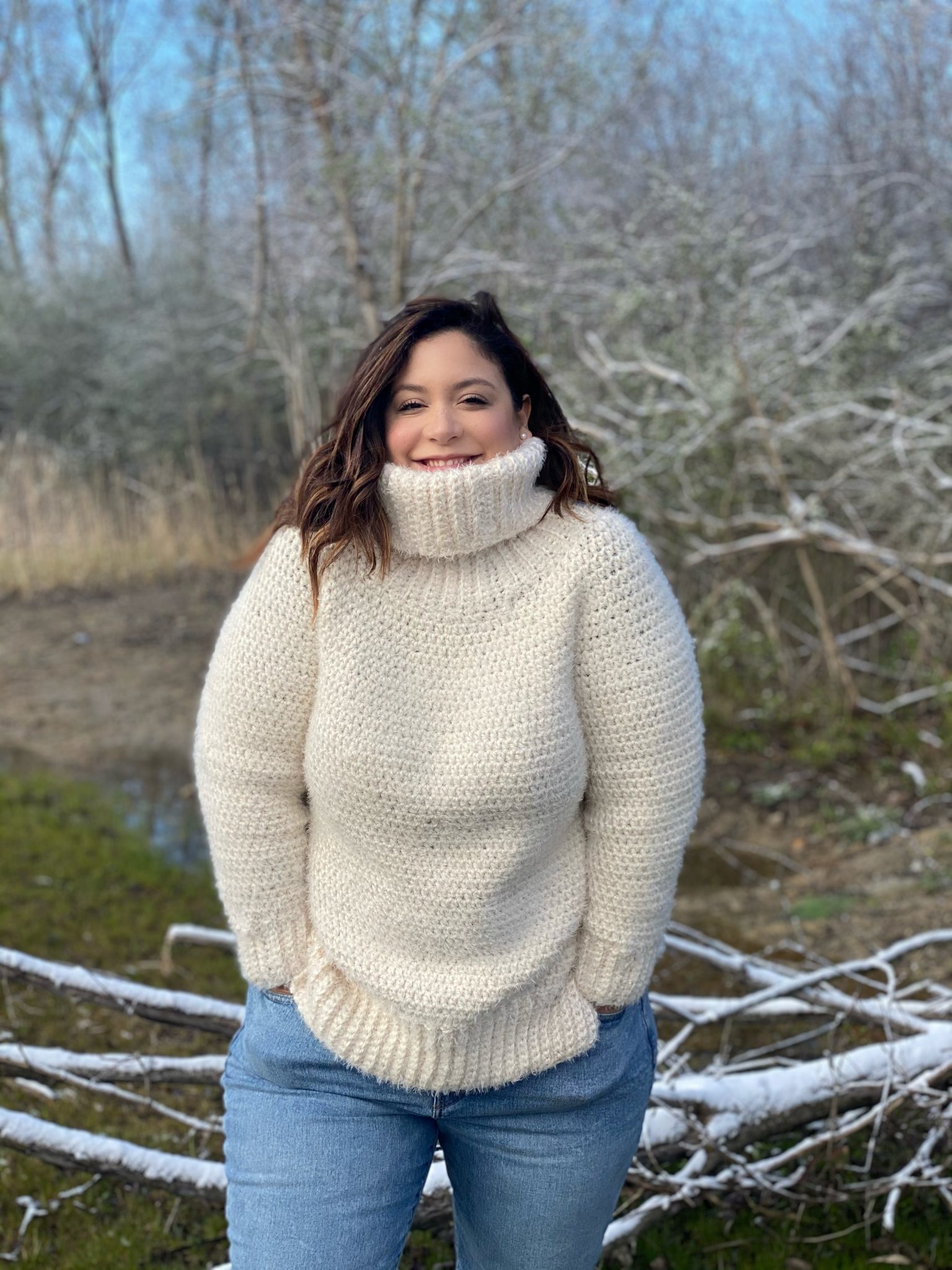 Vintage Moon – Crochet Pattern for a Chunky Circular Yoke Sweater with ...