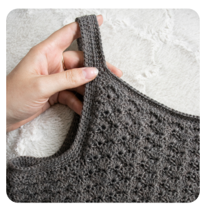 Desert Stroll Tank – [FREE] Shell Stitch Crochet Tank with High Neck ...