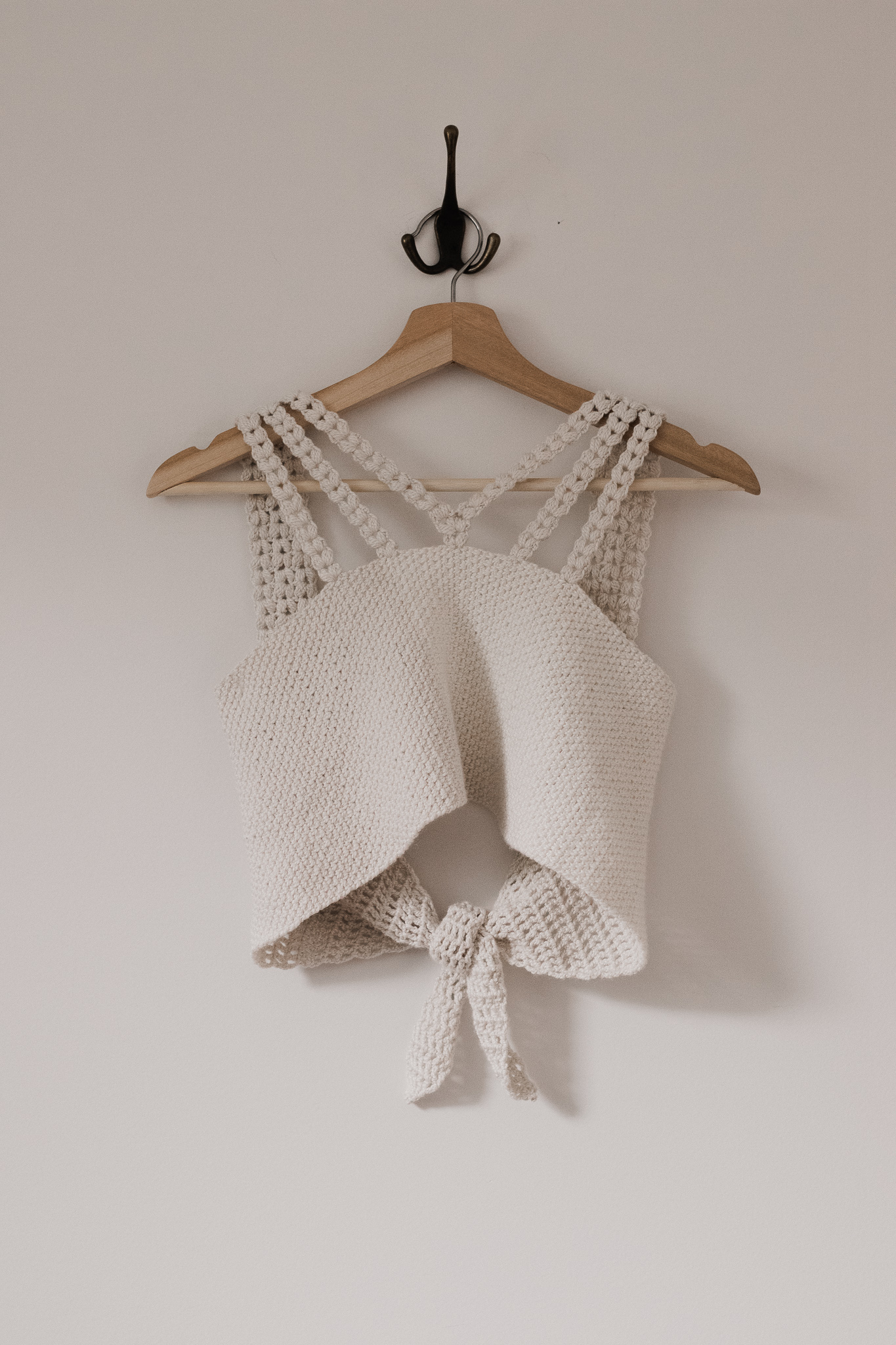 Sun-Soaked Top – [FREE] Bandeau Style Top with Puff Stitch Straps and ...