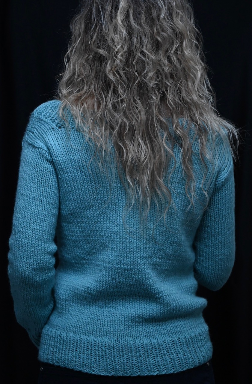 Partridge Pullover – Drop Shoulder Sweater with Center Seed Stitch ...