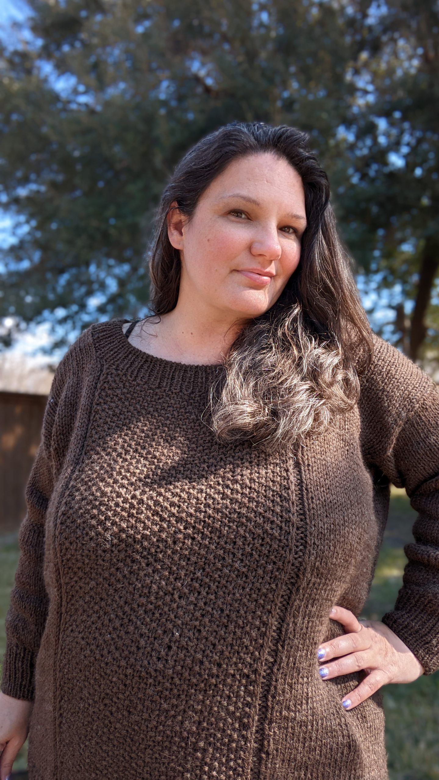 Partridge Pullover – Drop Shoulder Sweater with Center Seed Stitch ...