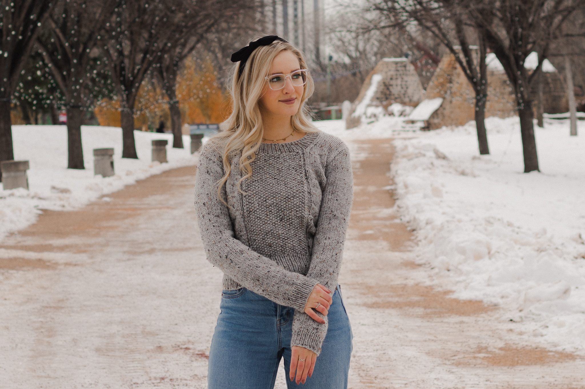 Partridge Pullover – Drop Shoulder Sweater with Center Seed Stitch ...
