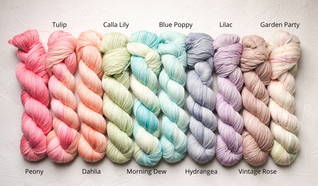 The BLOOM Collection – Hand Dyed Yarn + Patterns [Summer 2022] - Knits ...