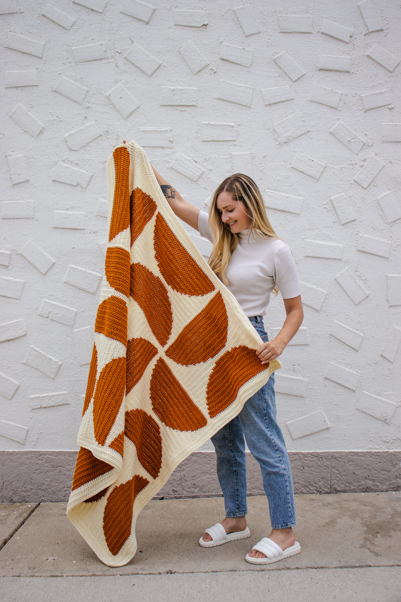 MCM Throw – Crochet Pattern for Blanket Inspired by Mid-Century Art ...