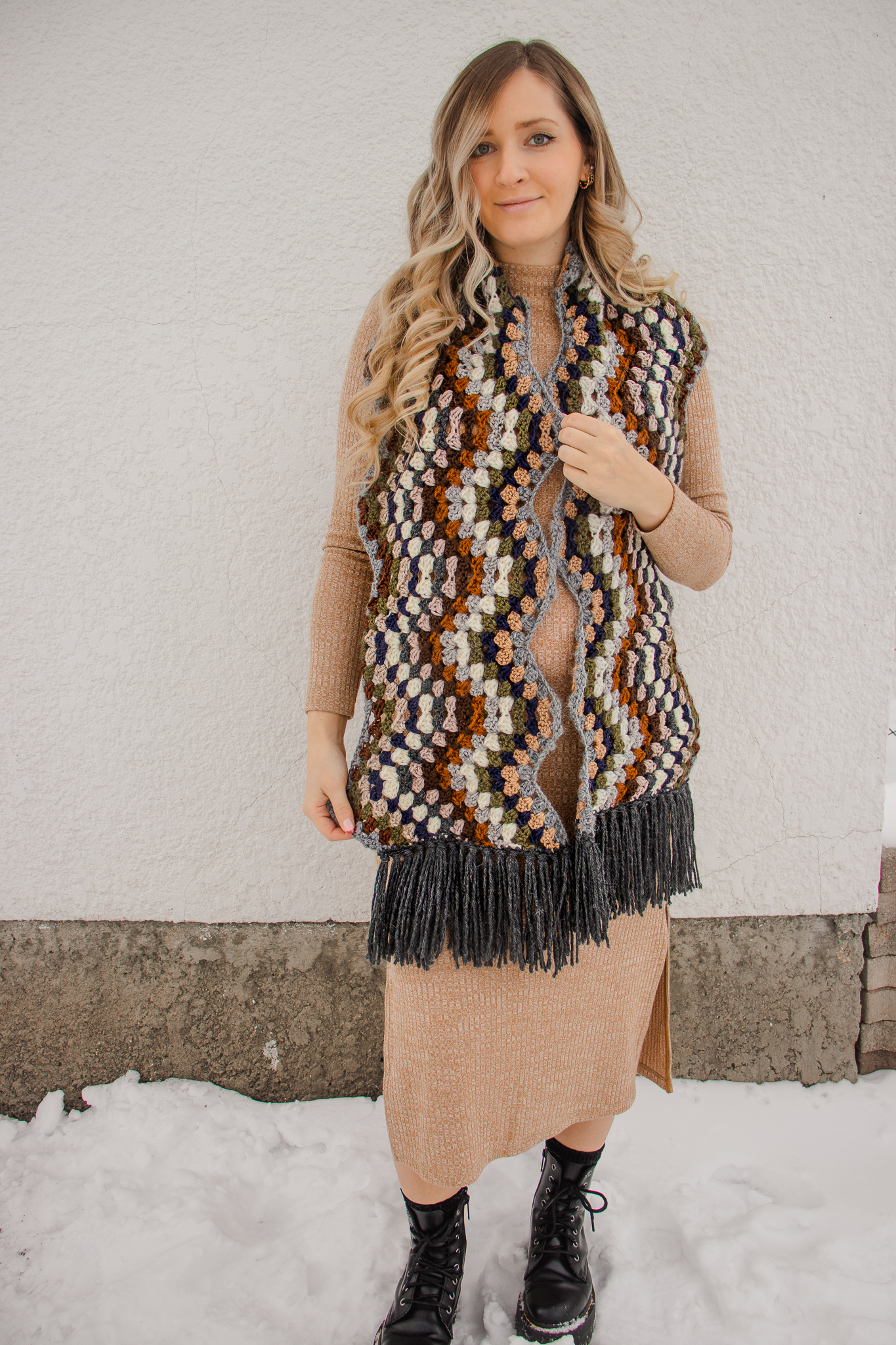 Jefferson Scrap Scarf – Crochet Pattern for Stash-Buster Granny Stitch ...