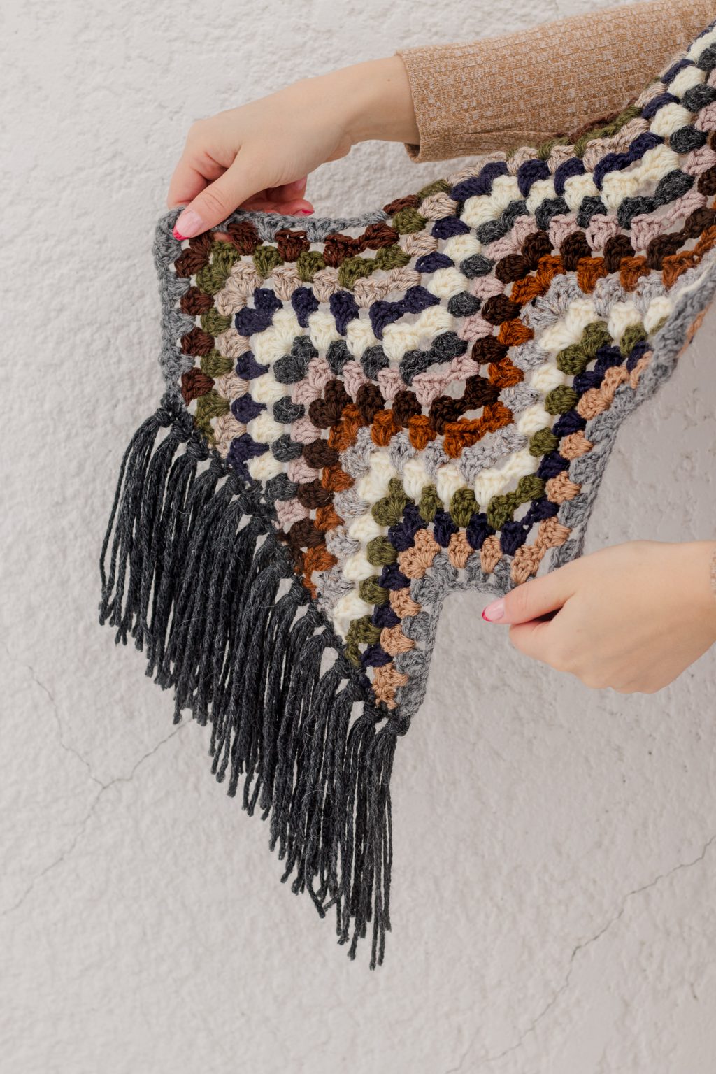 Jefferson Scrap Scarf – Crochet Pattern for Stash-Buster Granny Stitch ...