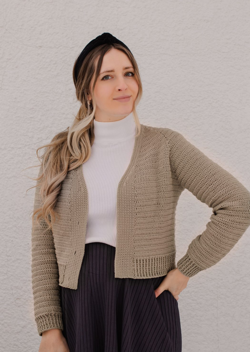 Cashew Cardigan – Crochet Pattern for Top Down Spring Cardigan with ...