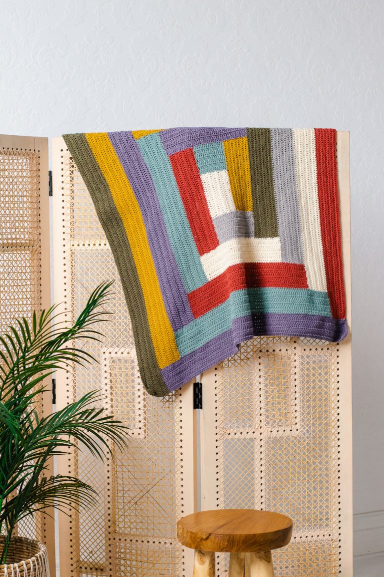 Wonder Block Baby Blanket – Crochet Pattern for Log Cabin Style Baby ...