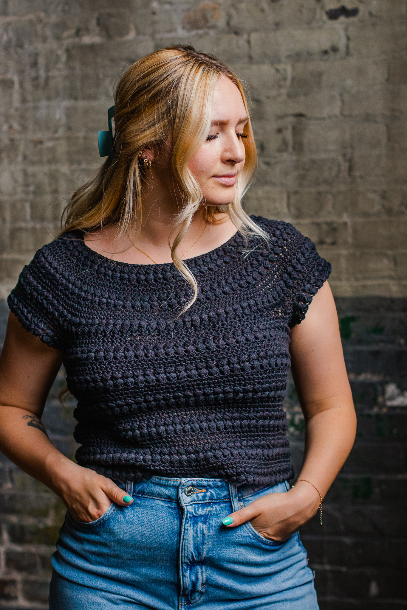 Sylvan Yoke – Crochet Pattern for DK weight Top-Down, Seamless Circular ...