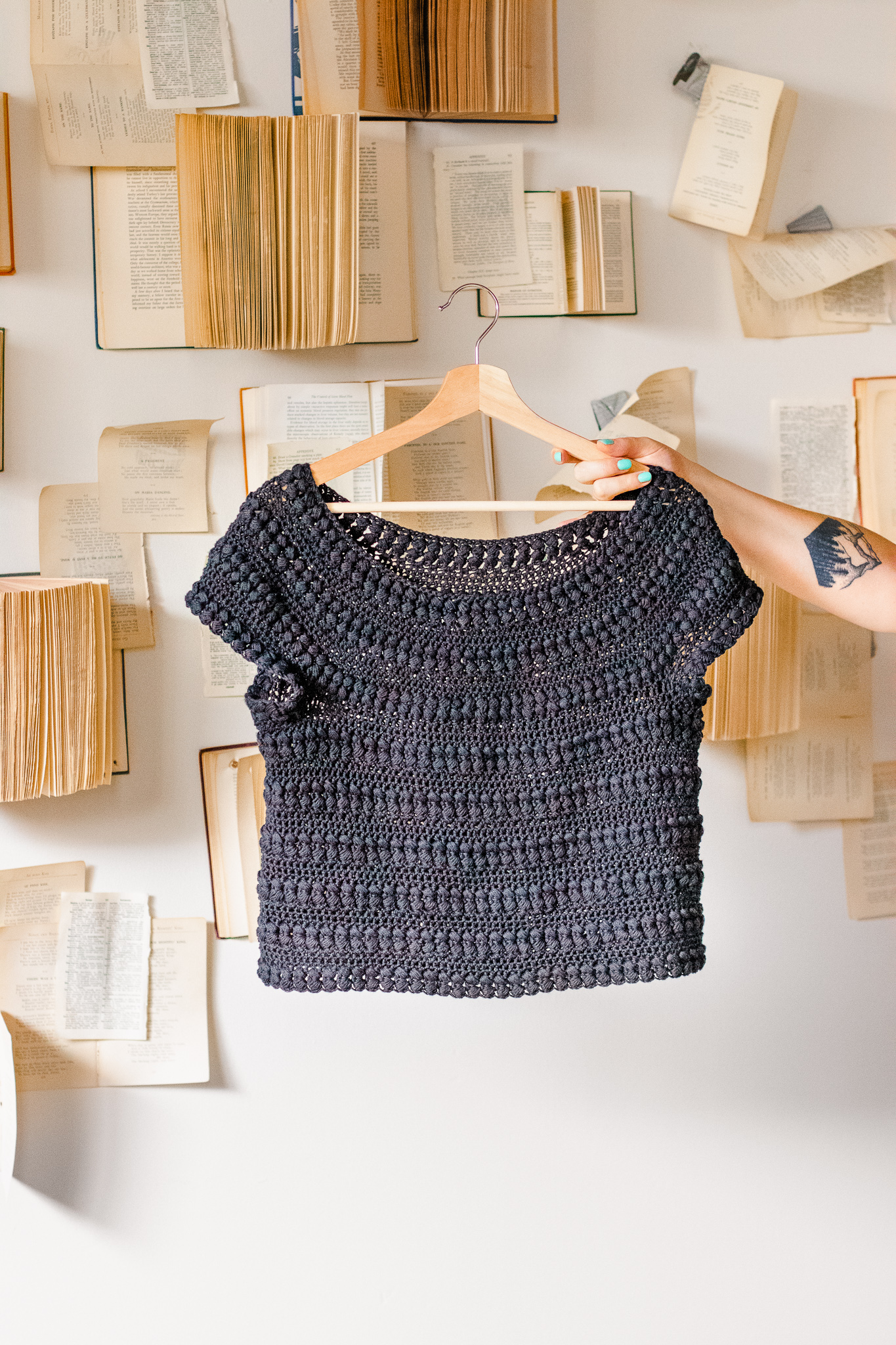 Sylvan Yoke – Crochet Pattern for DK weight Top-Down, Seamless Circular ...