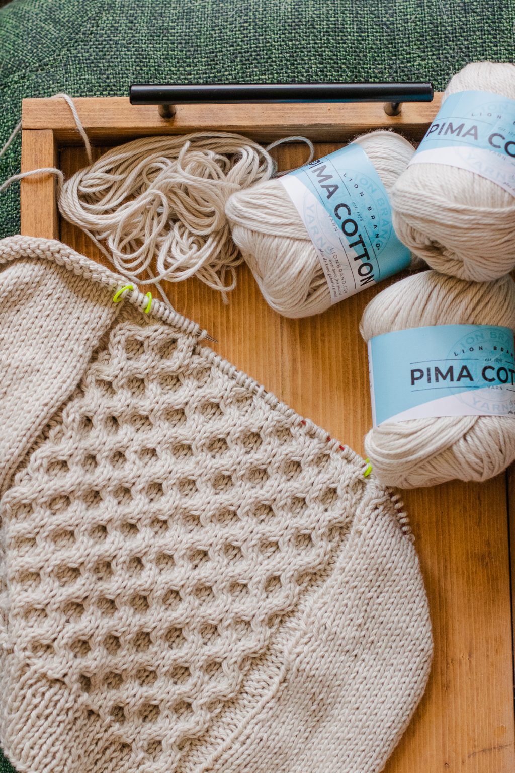 Quail Ridge Tee – Knitting Pattern for V-Neck Boxy Tee with Honeycomb ...