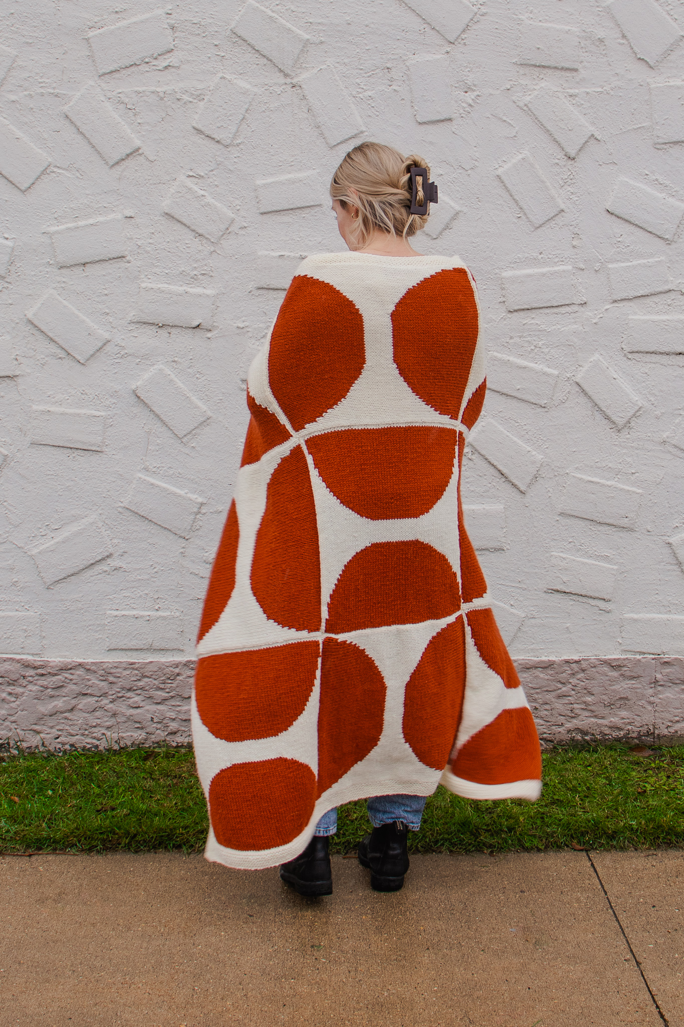 MCM Throw (Knit) – Knitting Pattern for Blanket Inspired by Mid-Century ...