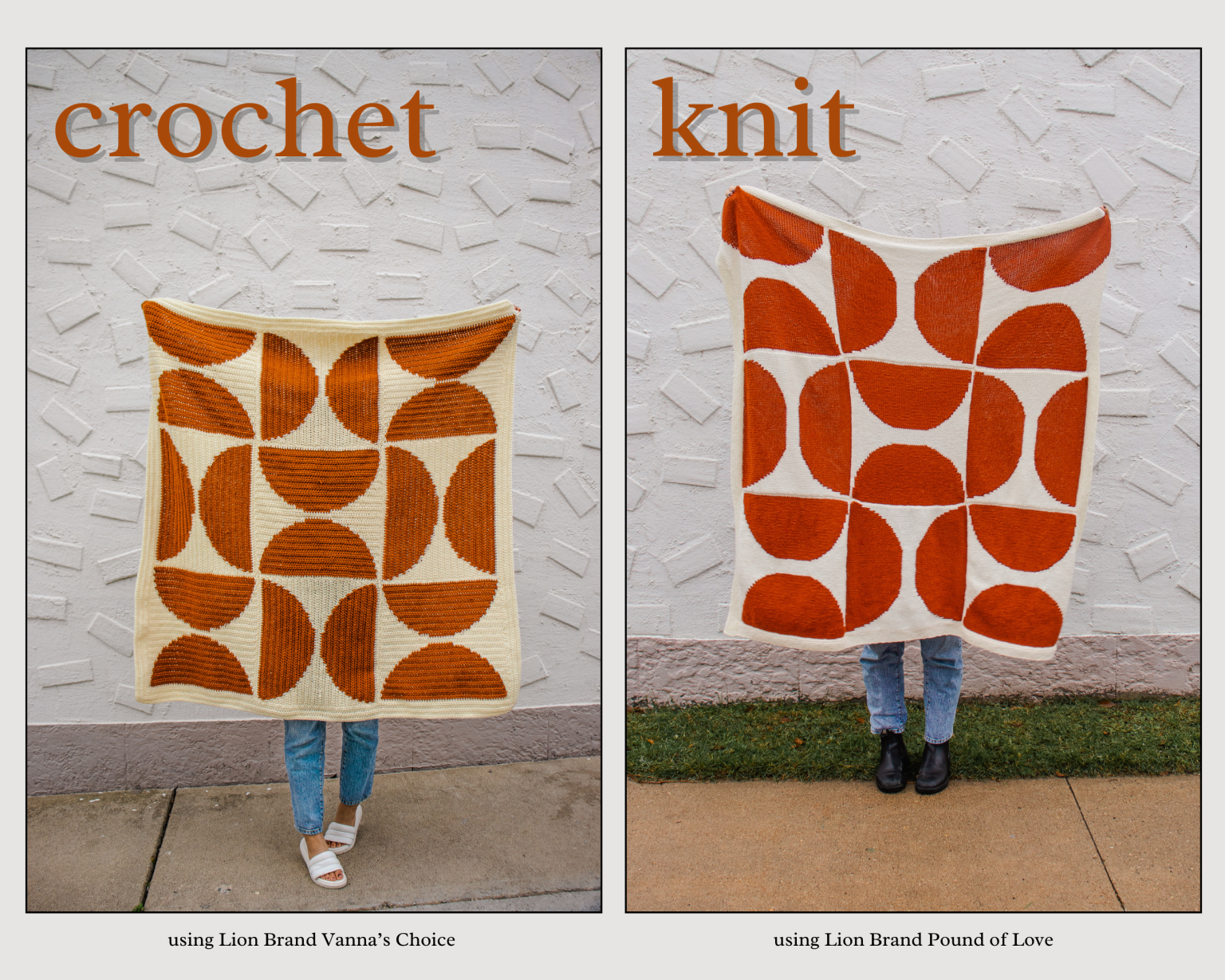 MCM Throw (Knit) – Knitting Pattern for Blanket Inspired by Mid-Century ...