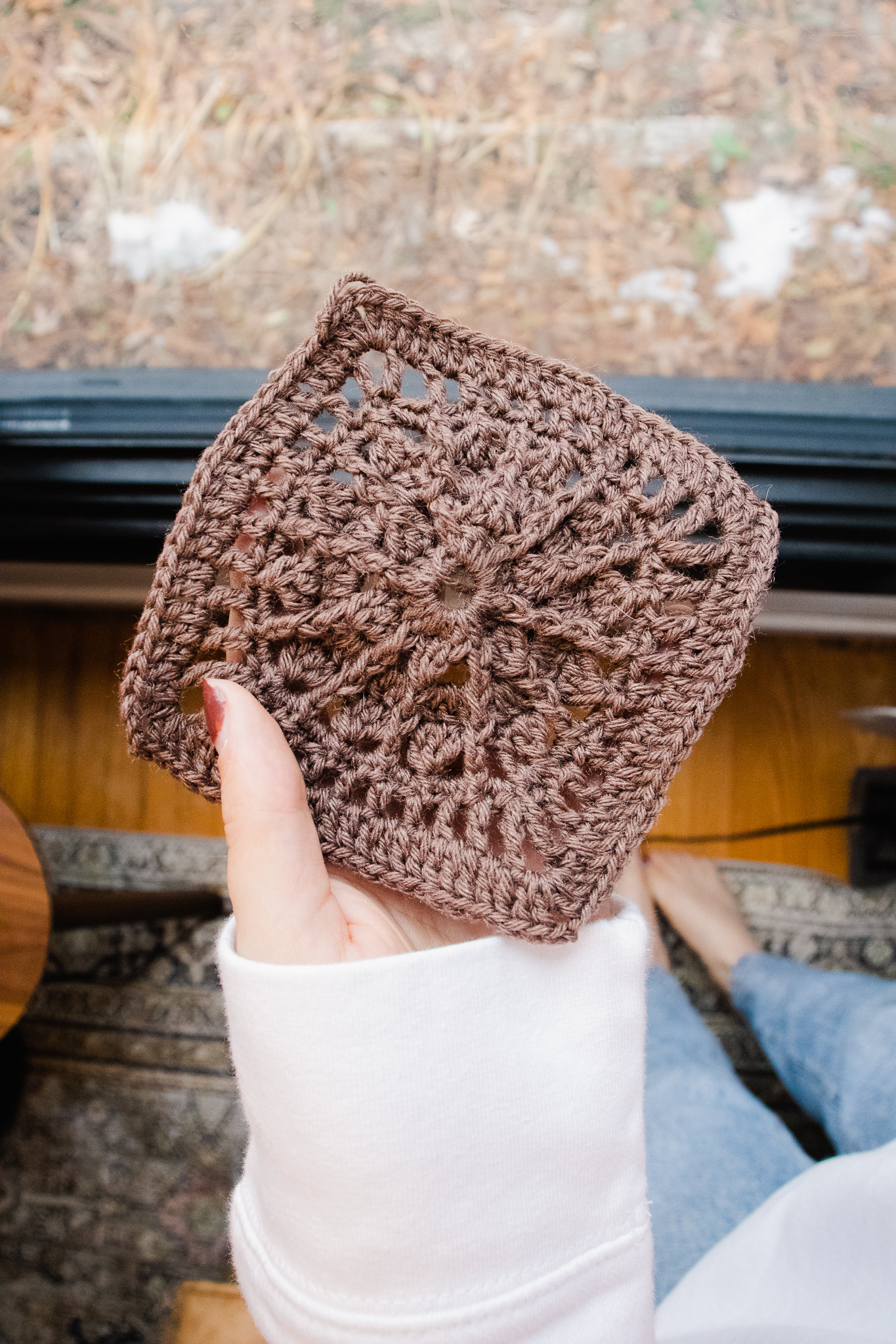 Clifton Granny Cowl – Textured Granny Square Cowl in Fingering Weight ...