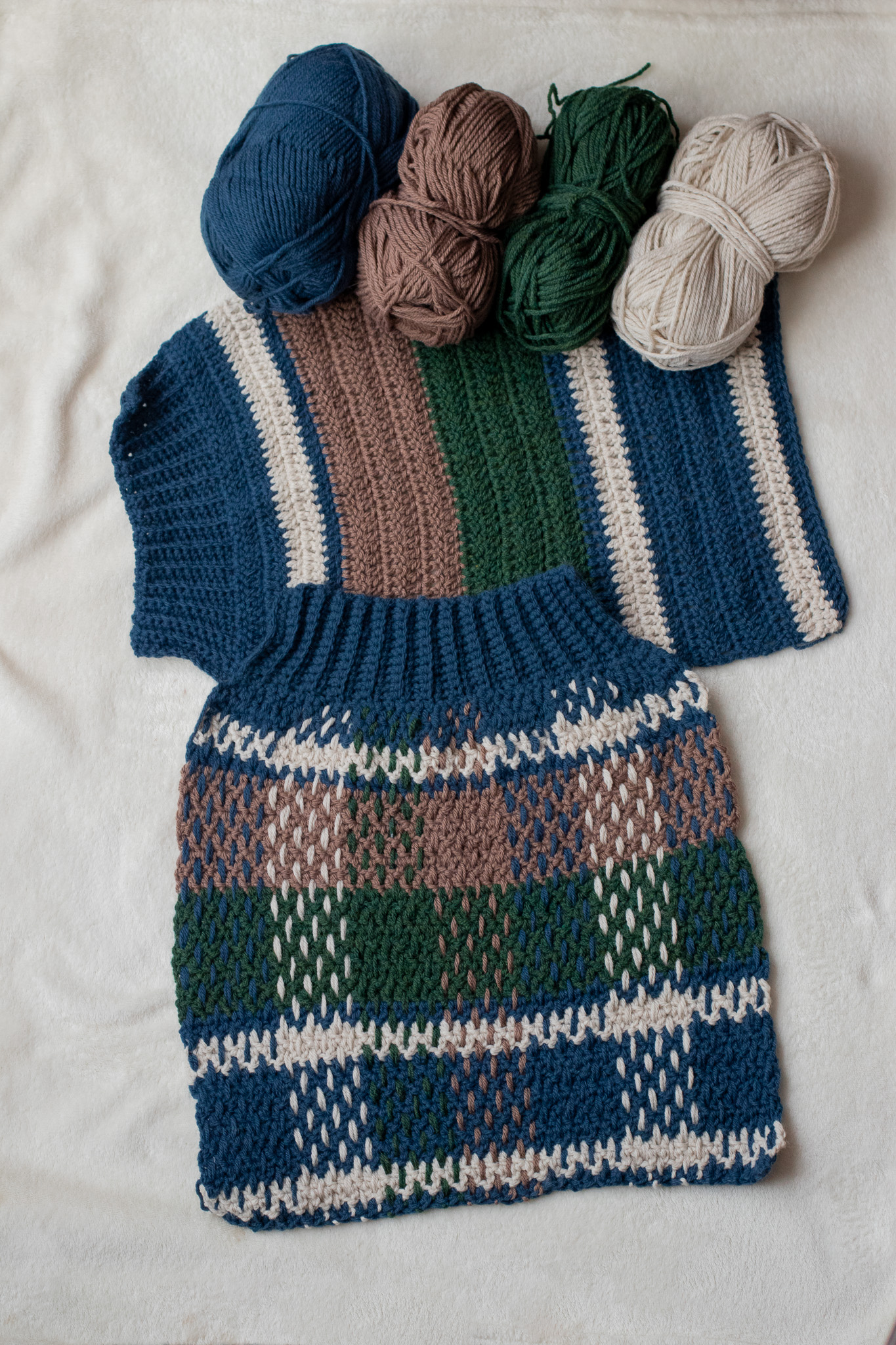 Plaid Cardigan – Crochet Pattern for Size Inclusive, Beginner-Friendly ...